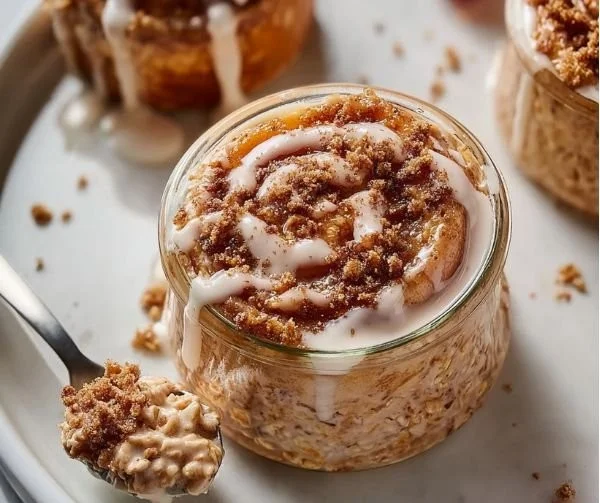Cinnamon Roll Overnight Oats – Mein Labrador Retriever