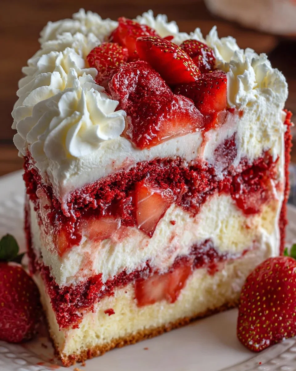 Strawberries and Cream Dream Layer – Mein Labrador Retriever