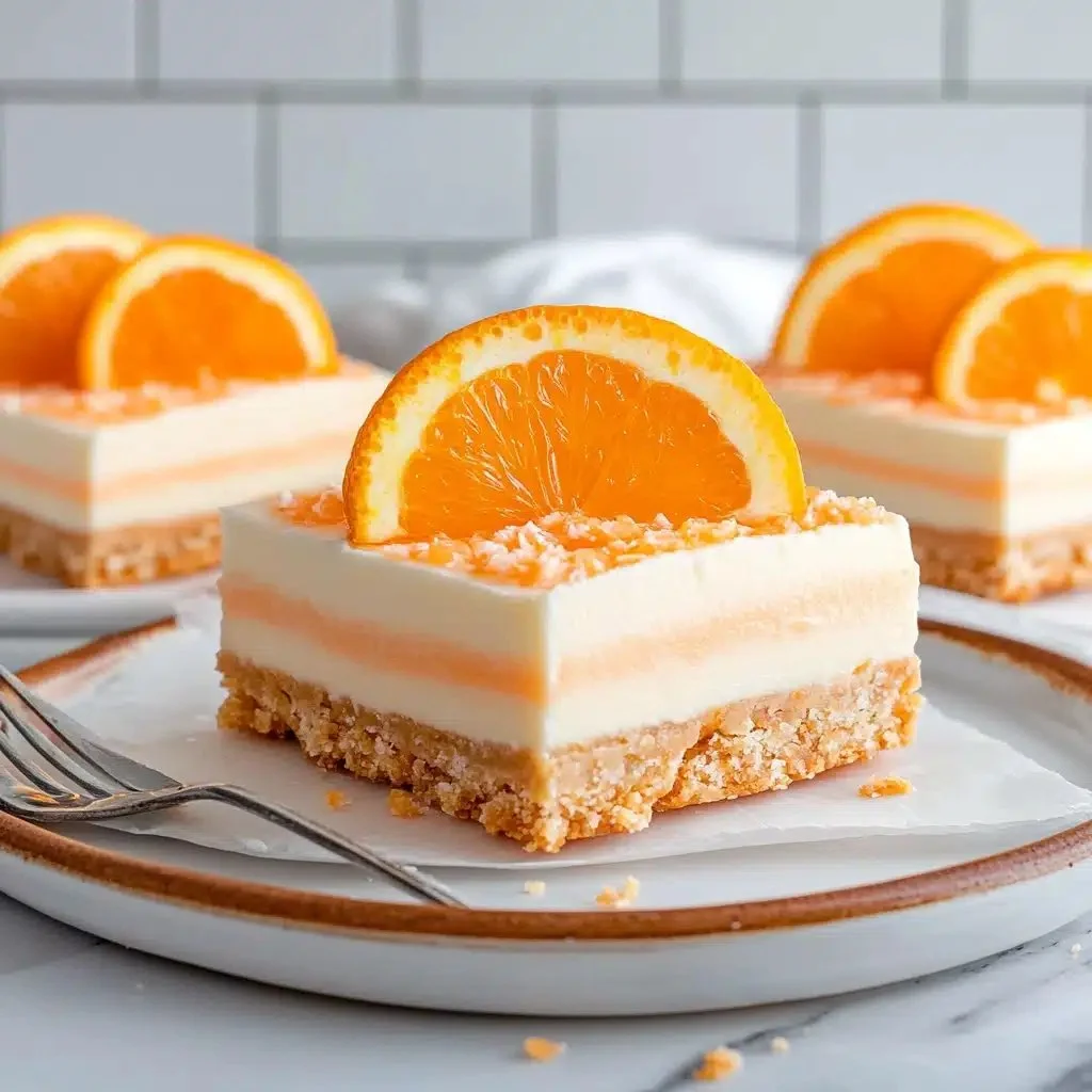 No-Bake Orange Creamsicle Dream Bars: A Creamy, Citrus-Filled Summer ...